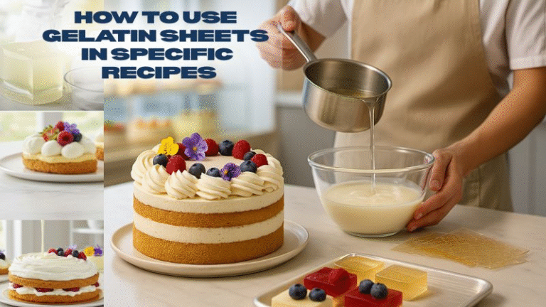 How to Use Gelatin Sheets Easily for Stunning Desserts
